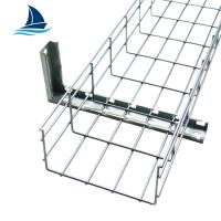 China Wire Tray Cable Trunking Grid Electrical Cable Tray Industrial Wire Mesh Cable Tray for sale