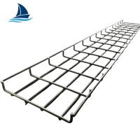 China Wire Tray Cable Trunking Grid Electrical Cable Tray Industrial Wire Mesh Cable Tray for sale