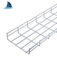 China Wire Tray Cable Trunking Grid Electrical Cable Tray Industrial Wire Mesh Cable Tray for sale