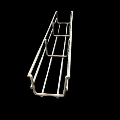 China Industrial SS304 Cable Tray Grid Line Channel Mesh Rack Trough For Network Plant Equipment for sale