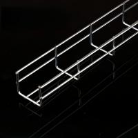 China Industrial SS304 Cable Tray Grid Line Channel Mesh Rack Trough For Network Plant Equipment for sale