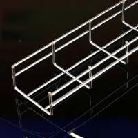 China Industrial SS304 Cable Tray Grid Line Channel Mesh Rack Trough For Network Plant Equipment for sale