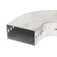 China Galvanized Steel Cable Tray Fittings Arc Bend Elbow Accessory for Cable Corner Routing for sale