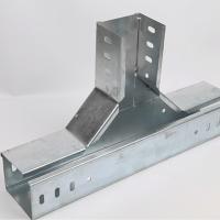 China Industrial Cable Tray Fittings Galvanized Steel Vertical Three-Way ISO9001 CE 12-pcs Set for sale