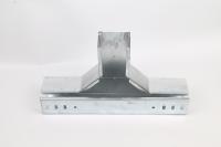 China Industrial Cable Tray Fittings Galvanized Steel Vertical Three-Way ISO9001 CE 12-pcs Set for sale