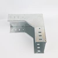 China Hot Dip Galvanized Steel Cable Tray Fittings Vertical Downward Elbow L-shaped Bend CE for sale