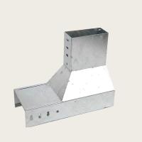 China Trapezoidal Trough Fittings Hot Dip Galvanized Steel Vertical Upward Bend Fireproof Tray for sale