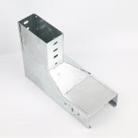 China Trapezoidal Trough Fittings Hot Dip Galvanized Steel Vertical Upward Bend Fireproof Tray for sale