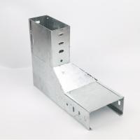China Trapezoidal Trough Fittings Hot Dip Galvanized Steel Vertical Upward Bend Fireproof Tray for sale
