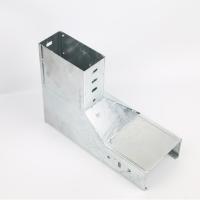 China Trapezoidal Trough Fittings Hot Dip Galvanized Steel Vertical Upward Bend Fireproof Tray for sale