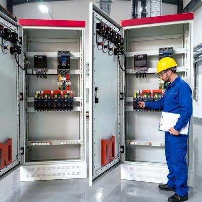 China Dual Power Supply Copper Busbar Incoming Outgoing Line Strong Current Distribution Box for sale