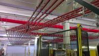 China 5 Ton Overhead Conveyor Chain Industrial Hanging Trolley System Customized for sale
