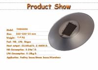 China Round Type Infrared Poultry Brooder Heater CE Certified For 1500 Chicks for sale