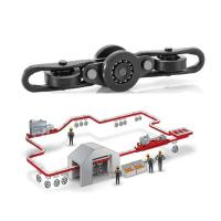 China Carbon Steel A3 Overhead Conveyor Chain UH-5075-HA 3000kgf Pull Force 400°C for sale