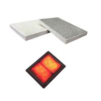 China Infrared Catalytic Ceramic Heater Plates Honeycomb Customized For BBQ Burner for sale