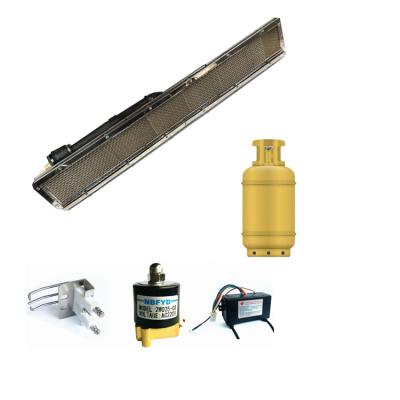 China Infrared Catalytic Gas Burner 3.1-10.9 KW for Powder Coating Oven for sale