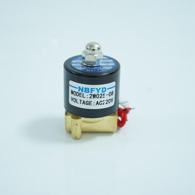 China Normally Closed Brass Solenoid Valve 1/4 1/2 3/4 Inch 220VAC 110VAC for Infrared Burner Stove for sale