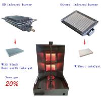 China Infrared Rotisserie BBQ Grill Burner HD220 10000 BTU Rare-Earth Catalyst Gas Burner for Kebab Machine for sale
