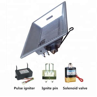 China Purple Horn LPG Natural Gas Infrared Heater Brooder for Chicken Coop 11000hrs 800 Chicks for sale