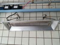 China Aluminized Steel Gas Infrared Brooder Heater 11000hrs Lifetime Poultry Farm Heating System for sale