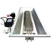 China Aluminized Steel Gas Infrared Brooder Heater 11000hrs Lifetime Poultry Farm Heating System for sale