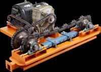 China UH-5075 Overhead Conveyor Chain Carbon Steel 5 Ton Capacity Production Assembly Line for sale