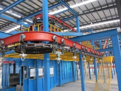 China CS Roller Overhead Conveyor Chain X348 Powder Coating Conveying Equipment 150mm Pitch for sale