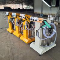 China Purple Horn 002 Manual Powder Coating Machine 220V 100KV Electrostatic Spray Gun for sale