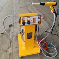 China Purple Horn 002 Manual Powder Coating Machine 220V 100KV Electrostatic Spray Gun for sale