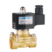 China Viton 3/4 Inch Brass Solenoid Valve High Temperature 180C Gas Water for sale