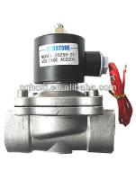 China Viton 3/4 Inch Brass Solenoid Valve High Temperature 180C Gas Water for sale