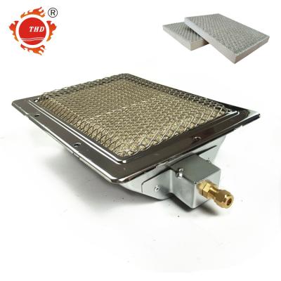 China Refractory Catalytic Ceramic Heater Plate for NG LPG Infrared Gas Burner 900C for sale