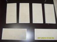 China Gas Cooker Infrared Ceramic Plate Burner Honeycomb Plaque 116mm 155mm Rare Earth Catalyst for sale
