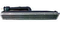 China NG LPG Infrared Gas Pizza Oven Burner HD242 Galvanized Sheet Ceramic Plate 11000hr for sale