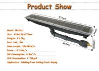 China Flameless Gas Catalytic Infrared Heater 3000-5000pa NG LPG for Industrial Drying for sale