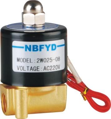 China 220V Brass Solenoid Valve High Pressure NBR VITON EPDM Seal 1.0MPa Water Gas Air Oil for sale
