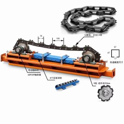 China Light Weight Conveyor Chain Types Overhead For Plastic Crate Transmission for sale