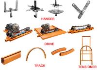 China Light Weight Conveyor Chain Types Overhead For Plastic Crate Transmission for sale