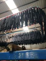 China Overhead Hanging Conveyor Roller Chain 35kg Capacity for Garment Factory Laundry Transport for sale
