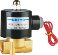 China Brass Solenoid Valve 2W Series 0-1.0MPa for Air Water Oil Gas Heater Burner for sale