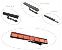 China Industrial Infrared Gas Burner for Powder Coating Oven LPG NG 2.1-10.9 kW for sale
