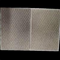 China Rectangle Cordierite Gas Ceramic Heater Plates Tile Honeycomb for sale
