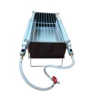 China Folding Outdoor Portable Infrared Gas BBQ Grill Stainless Steel 11000hr Burner for sale