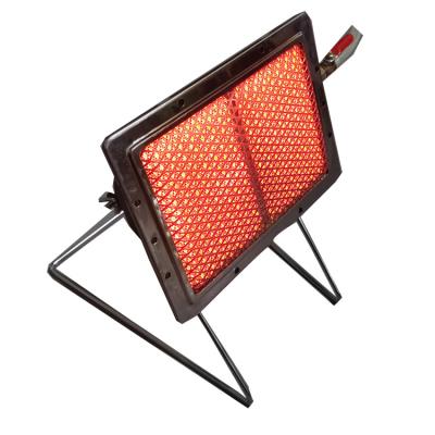 China Portable Infrared Gas Heater Burner with Shell 90% Thermal Efficiency for Home for sale