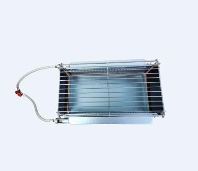 China Portable Propane Gas Grill Infrared Catalytic Burner Purple Horn405 480mm 4kg for sale
