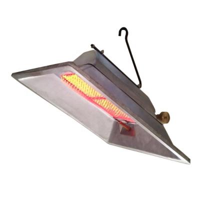 China 1.7KG Gas Brooder Heater Purple Horn2606 Manual Ignition for 800-1000 Chicks Natural Gas LPG Propane Butane for sale