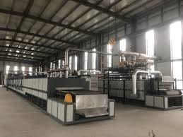 China Electric Mesh Belt Kilns for Continuous Heat Treatment | 0.1-5 m/min Belt Speed | PLC Control System for sale
