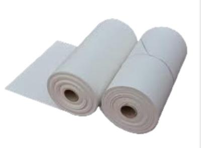 China White Refractory Ceramic Fiber Roll - 1260°C High Temperature Insulation for Industrial Furnaces and Kilns for sale
