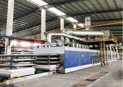 China Green Brick and Tile Roller Hearth Kiln Automated Continuous Firing System 900-1100°C Temperature Range for sale