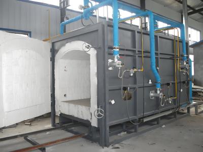 China Industrial Shuttle Kiln with 1600°C Temperature Range and Movable Car System for Ceramics and Refractory Production for sale
